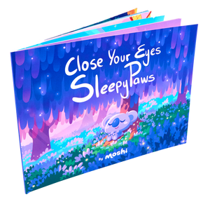 Close Your Eyes, SleepyPaws - Hardcover Story Book – Mind Candy